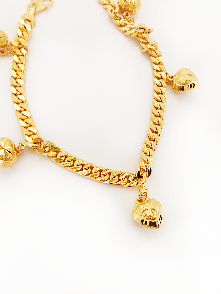 Gold Bracelets, Bangles & Anklets – SingDaSing Gold Shop